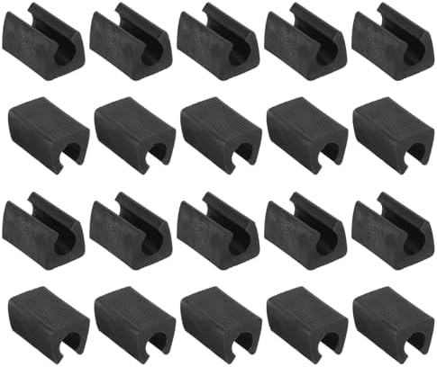 uxcell 20Pack Rectangle Shaped Non-Slip Chair Legs Tips, Fitting 12mm ...