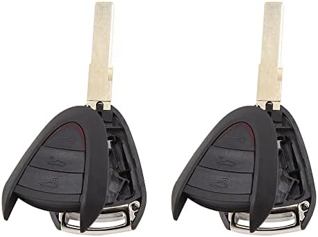 Amazon.com: X AUTOHAUX 2pcs 3 Buttons Key Fob Keyless Entry Remote ...