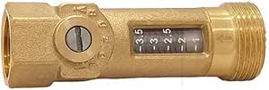 Amazon.com: Adjustable Flow Control Brass Balancing Valve, Brass ...