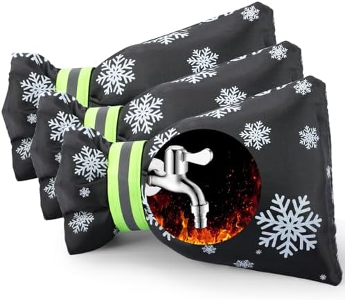 Amazon.com : XXL Outdoor Faucet Covers for Winter, 3M Thinsulate Sprinkler Freeze Protector, 25 ...