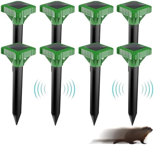 Amazon.com: X-PEST Solar Powered Mole Repellent (8), Green