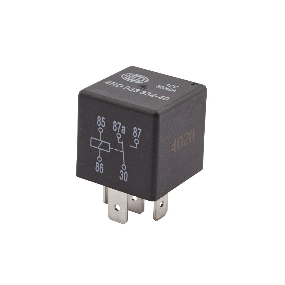HELLA 4RD 933 332-401 Relay, main current - 12V - 5-pin connector ...