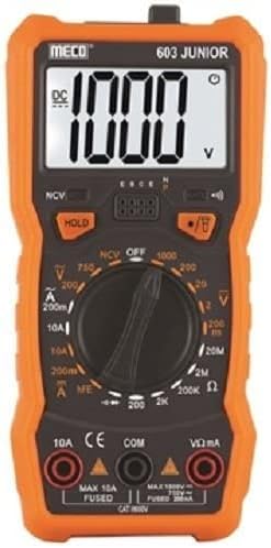 Meco 603 Junior Digital Multimeter (Meco 603 Junior), Battery Powered ...