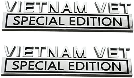 Amazon.com: 1pc Vietnam Vet Special Edition Emblems 3D Raised Decals ...