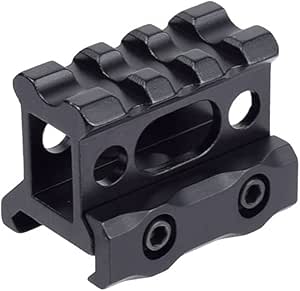 BESTSIGHT High Profile Picatinny Riser Mount (1" H x 1.5" L) for Red ...