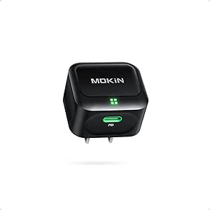 Amazon.com: USB C Wall Charger, MOKiN 20W Fast Charger Block, Type C PD Power Delivery Charging ...