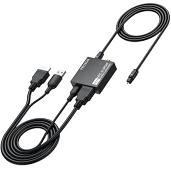 PROZOR 192KHz HDMI ARC to Optical Audio Adapter, ARC Audio Extractor ...