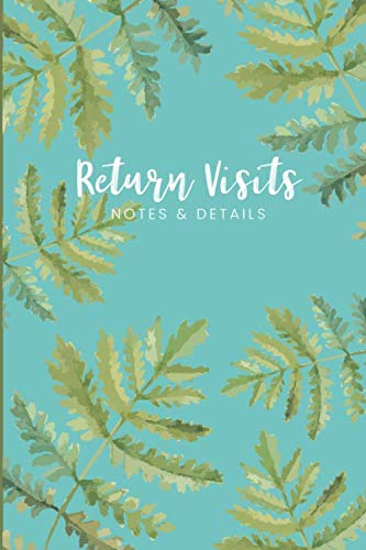 Return Visits Notes & Details: Field Service Organizer for Jehovah's ...