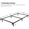 Amazon.com: Bedsnus 7 Inch Twin Bed Frame, Compatible with Most Brand ...