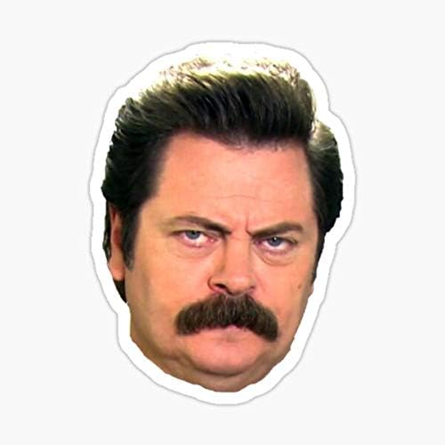 Amazon.com: Ron Swanson Sticker - Sticker Graphic - Auto, Wall, Laptop ...