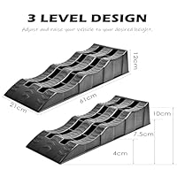 Savieva Caravan Levelling Ramps – 2 Pack Heavy-Duty Motorhome ...