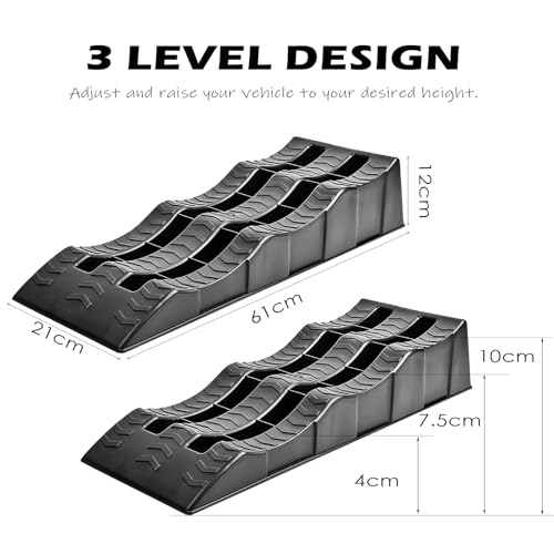 Savieva Caravan Levelling Ramps – 2 Pack Heavy-Duty Motorhome ...