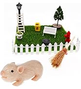 Amazon.com: Eummy Silicone Mini Animals Pig Set, 5 Inch Toys for Girls ...