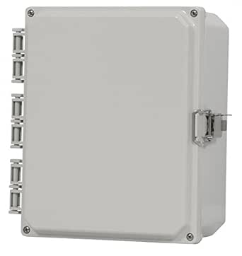 Polyguard 10x8x4-HCLF Polycarbonate Enclosure, Hinged Clear Cover ...