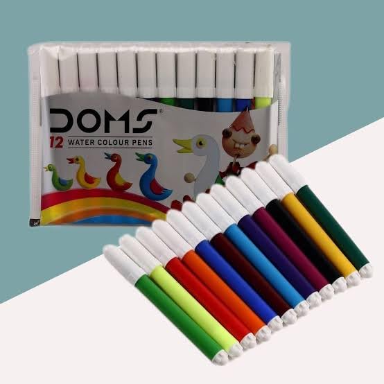 Doms 12 Shades Water Color Sketch Pens Pack of 20| Useful in Drawing ...
