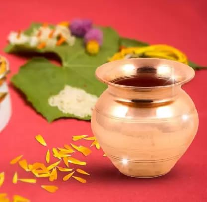 Dokchan Copper Kumkuma Kalash | Tambe Ka Lota for Drinking Water ...