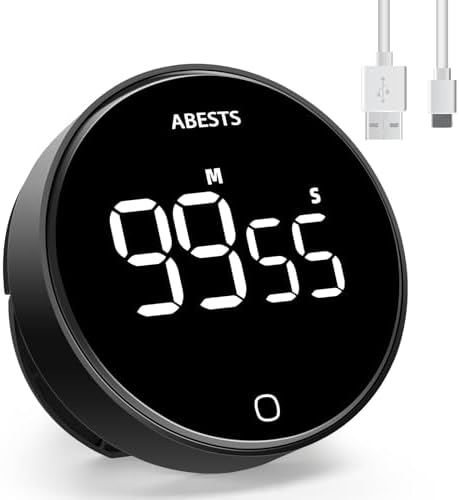 Amazon.com: VIPMOON Rechargeable Digital Kitchen Timer, Productivity ...