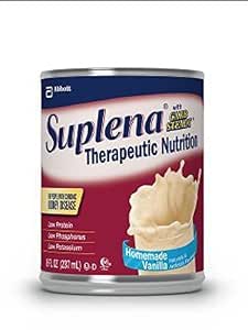 Amazon.com: Suplena Therapeutic Nutrition Homemade Vanilla, 24-8 oz by ...