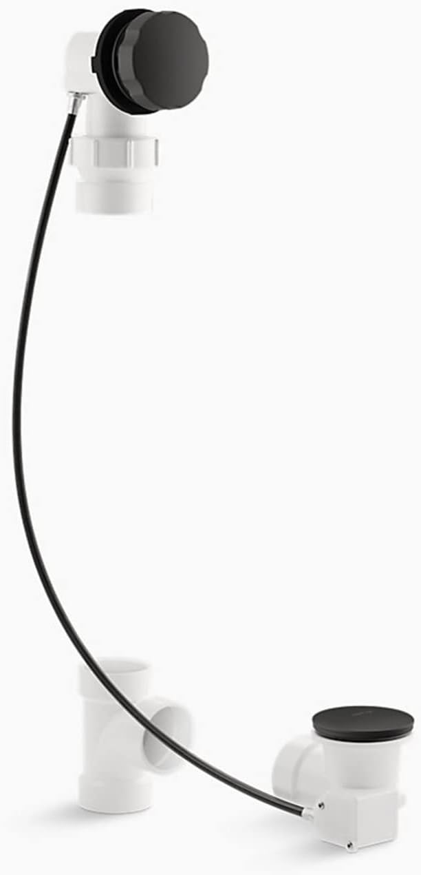 Kohler K-7214-BL CLEARFLO Cable Bath Drain Plumbing Fixture, Matte Black - Amazon.com