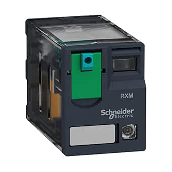 Schneider Electric RXM2AB2JD Mini Relay+LED 12VDC, Miniature Plug-In ...