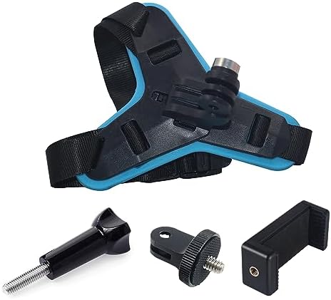 Helweet Motorcycle Helmet Chin Mount, Camera Helmet Strap Holder ...