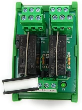 2-Channel Two Change Over Relay Module - 24V DC Control for Efficient ...