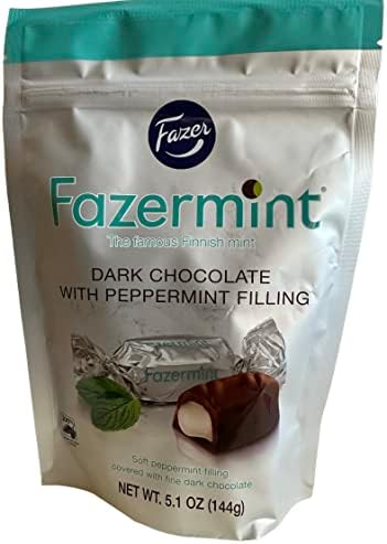 Amazon.com : Fazermint Dark chocolate peppermint Creams : Grocery ...