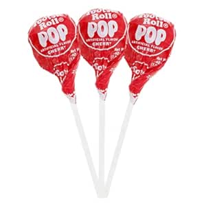 Amazon.com : Chocolate Flavored Candy Center Lollipops by Flavors/Color ...