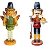 Amazon.com: FUNPENY Thanksgiving 14 Inch Turkey Nutcracker Figures + 14 ...