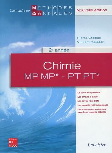 Amazon.co.jp: Chimie MP MP* - PT PT* 2e année : 本