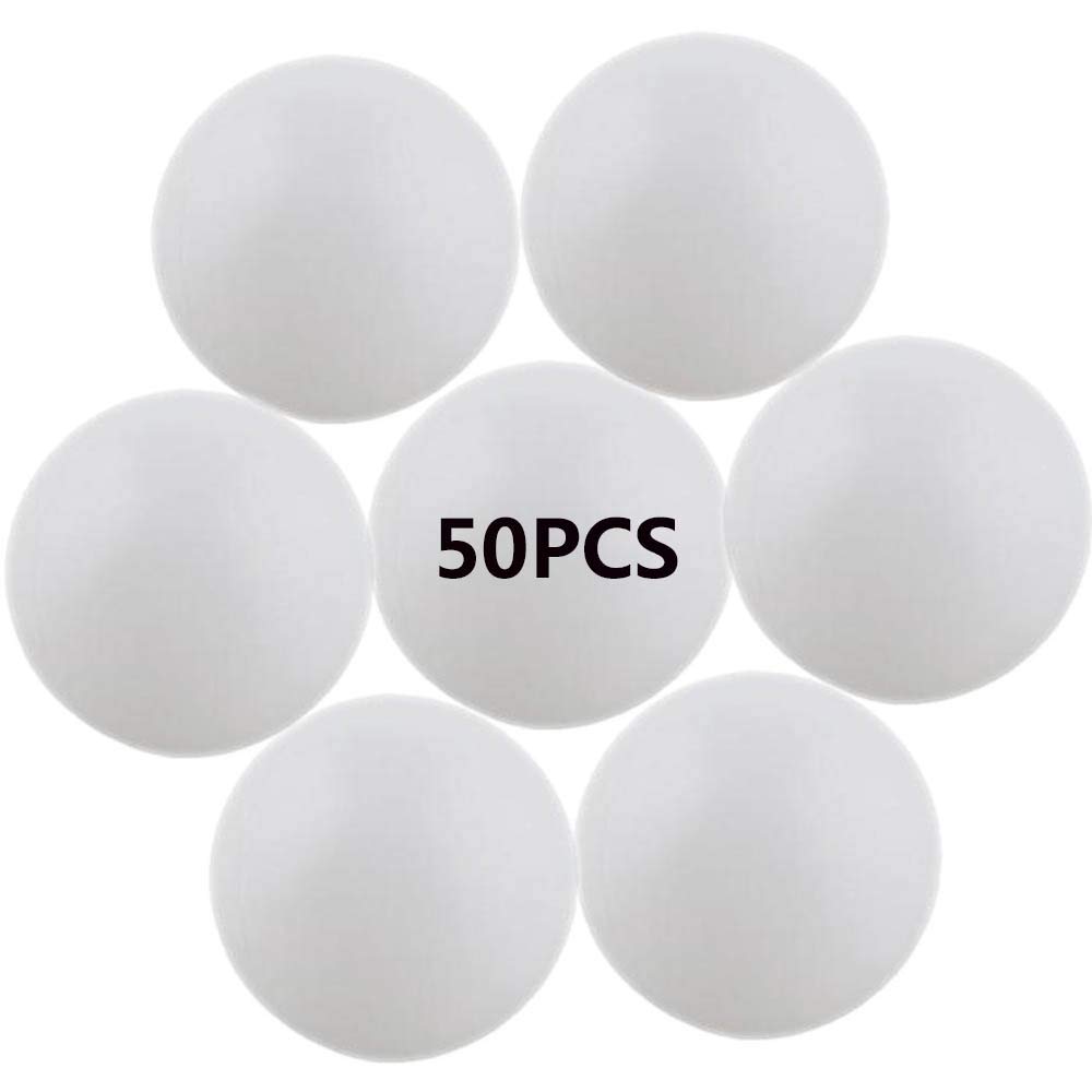 40MM Ping Pong Balls, 50 Pack Assorted Colored Tennis Balls Multi Color ...