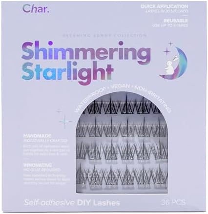 Char Cosmetics Eye Lashes - Sweatproof, Natural Look False Eyelashes ...