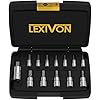 LEXIVON HEX Bit Socket Set, Premium S2 Alloy Steel | 13-Piece Metric ...