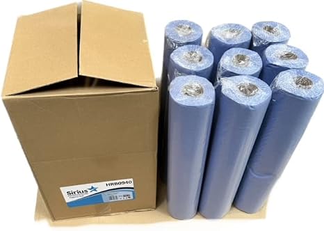 Blue 20" Couch Roll Hygiene Roll - 40 Metres - 9 Rolls : Amazon.co.uk ...