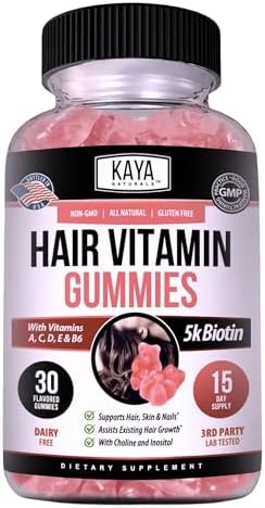 Amazon.com: Hair Growth Supplement Gummy for Stronger, Radiant Hair ...