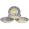 Amazon.com | Caleca Zafferano 4 piece soup plate set: Dinnerware Sets ...