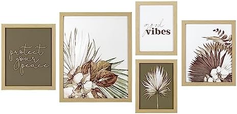 Amazon.com - ArtbyHannah Gallery Wall Frame Set, Vintage Picture Frames ...