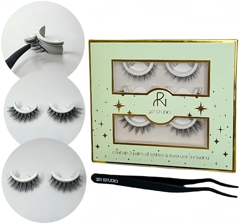 Amazon.com: Geecent Self Adhesive Eyelashes, No Glue Needed & Natural ...