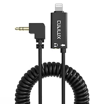 Amazon.com: Cubilux Lightning to 3.5mm TRS Microphone Cable with ...