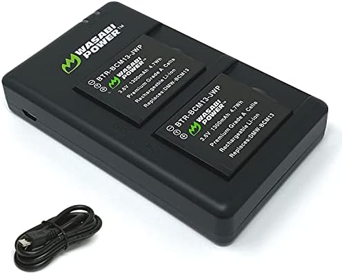 Amazon.com: BM Premium DMW-BCM13E Battery and Charger for Panasonic ...