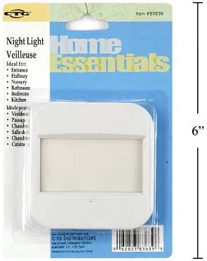 White Rectangle Slim Night Light - Amazon.com