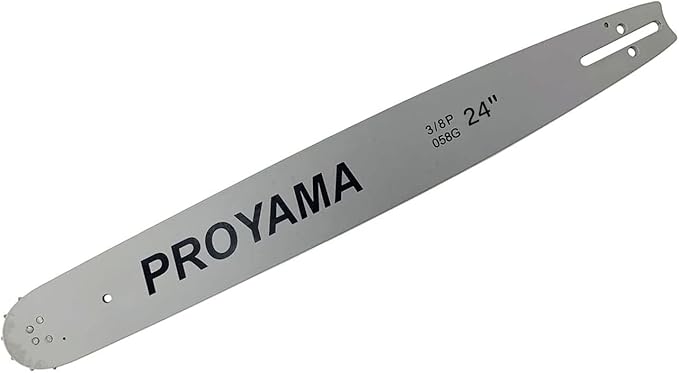 Amazon.com: PROYAMA Replacement Chainsaw Guide Bar, 24-Inch Bar Length ...