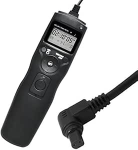 Ruili LCD Timer Shutter Release Remote Control Button for Canon 7D, 1D, 1DS, 5D, 5Ds R, 5D II ...