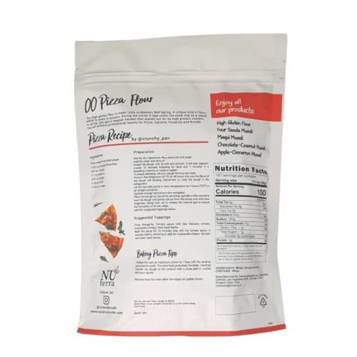 Nuterra - Strength Flour For Pizza "00" Format 2,2 Lb | High Protein ...