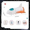 Yosamy Spaceship Toy for Boys, Space Shuttle Toys with Lights&Sound, 3 ...