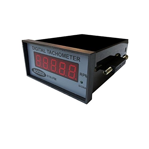 Digital RPM Meter, Panel Mounting (1/2 DIN ; 48mm x 96mm), Non Contact ...