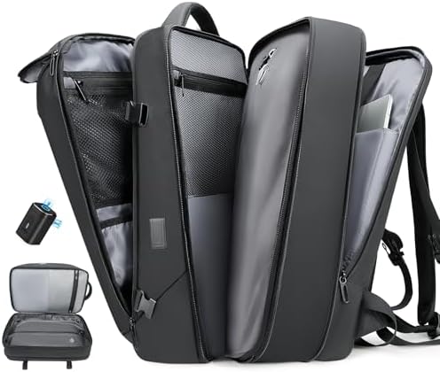 Amazon.com: TANGCORLE Vacuum Seal Travel Backpack, Expandable Vacpack ...
