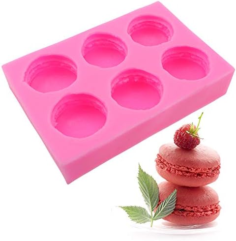 Amazon.com: BUSOHA 6-Cavity 3D Macaroon Silicone Mold for Cake, Macaron ...