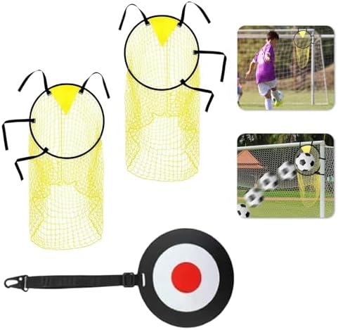 3PCS Football Training Equipment Set - Includes 2 Top Bins Football ...