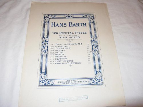 Amazon.com: VALSE HANS BARTH 1924 SHEET MUSIC FOLDER 426 SHEET MUSIC ...